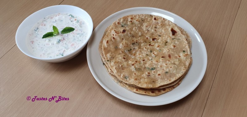 FLAXSEED GREEN ROTI - TASTES N'BITES
